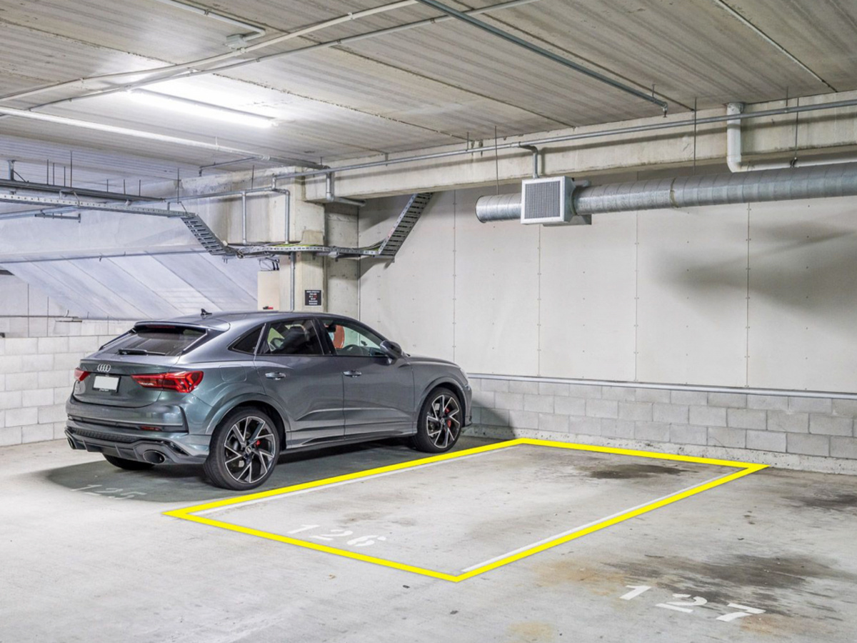 Secure covered car park